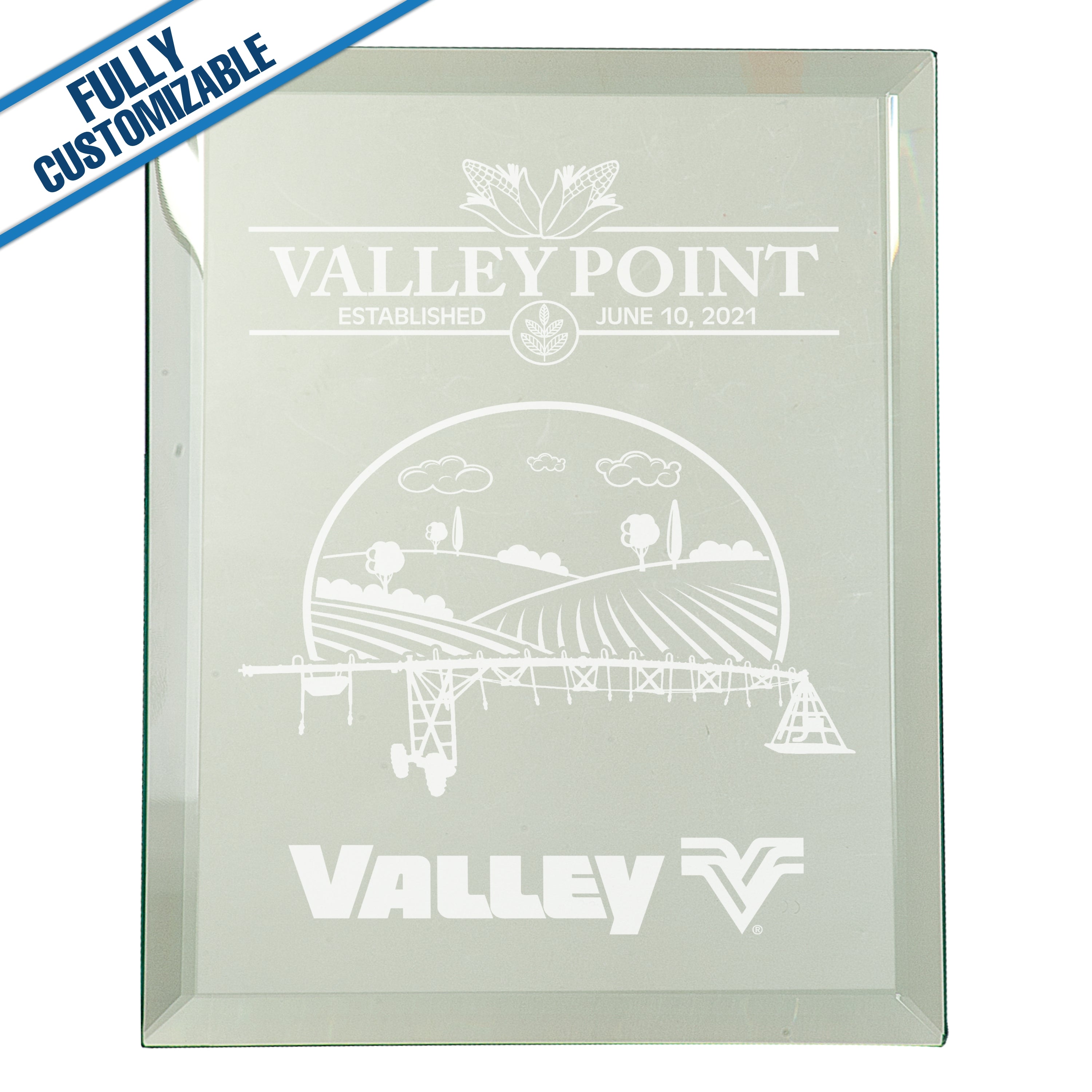 8x10 Glass Mirror Plaque - Fully Customizable – GiftWorksPlus Wholesale